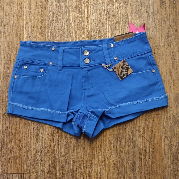 Almost Famous | Shorts | Almost Famous Blue Shorts | Poshmark